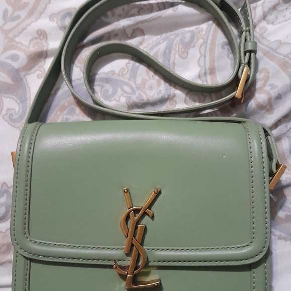 Yves Saint Laurent | Bags | Ysl Green Crossbody Bag Small 7 | Poshmark